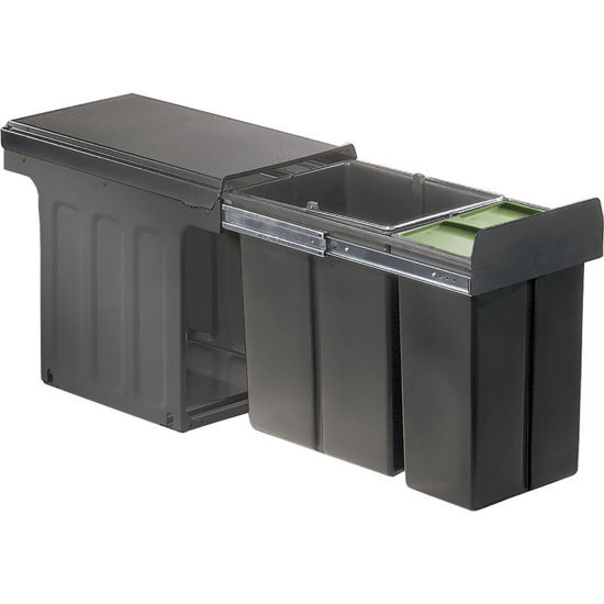 Vgradni koš za smeti WESCO Profiline Bio-Double 30 DT, 1x16L/ 1x8L ...